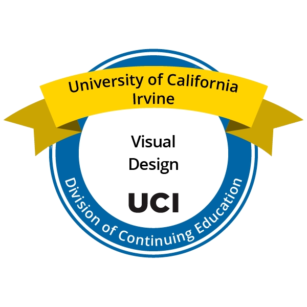 Visual Design Certification Shield from UC Irvine